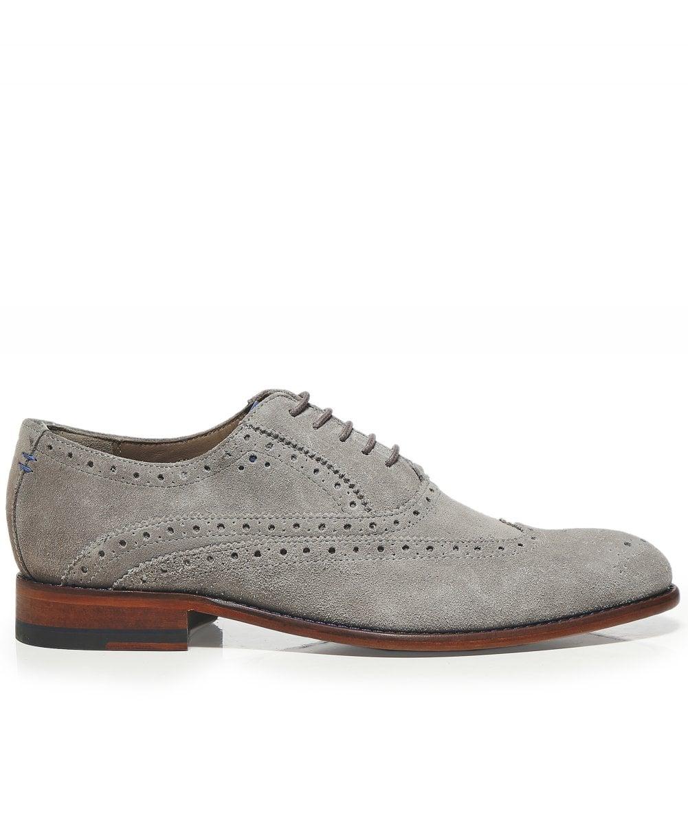 Oliver Sweeney Suede Fellbeck Oxford Shoes in Gray for Men - Lyst