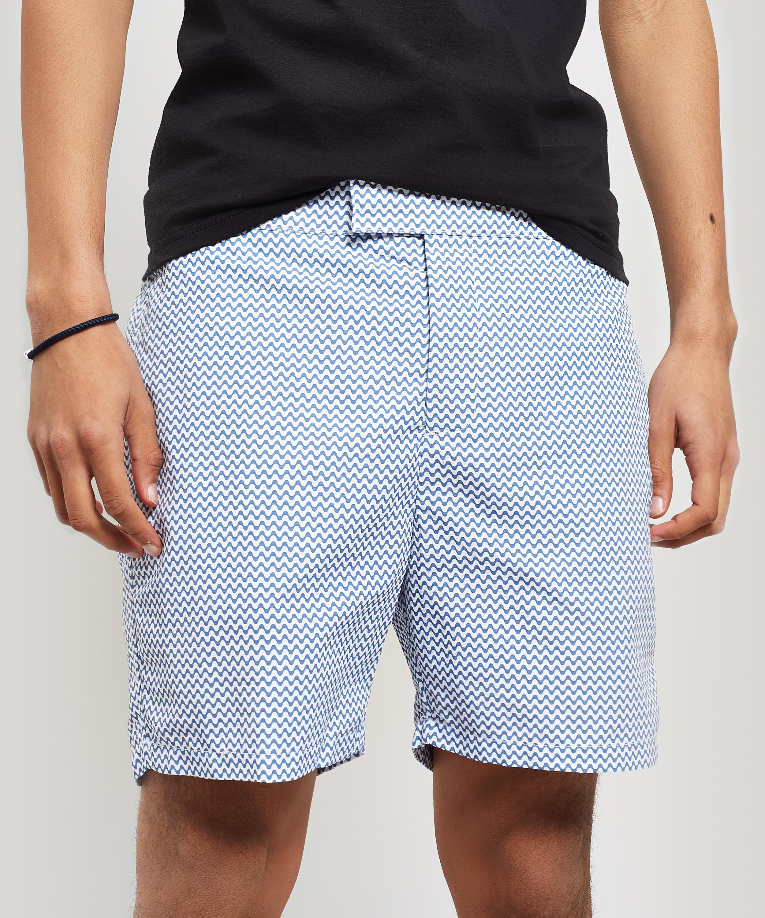 Frescobol Carioca Copacabana Tailored Long Swim Shorts in Blue for Men ...