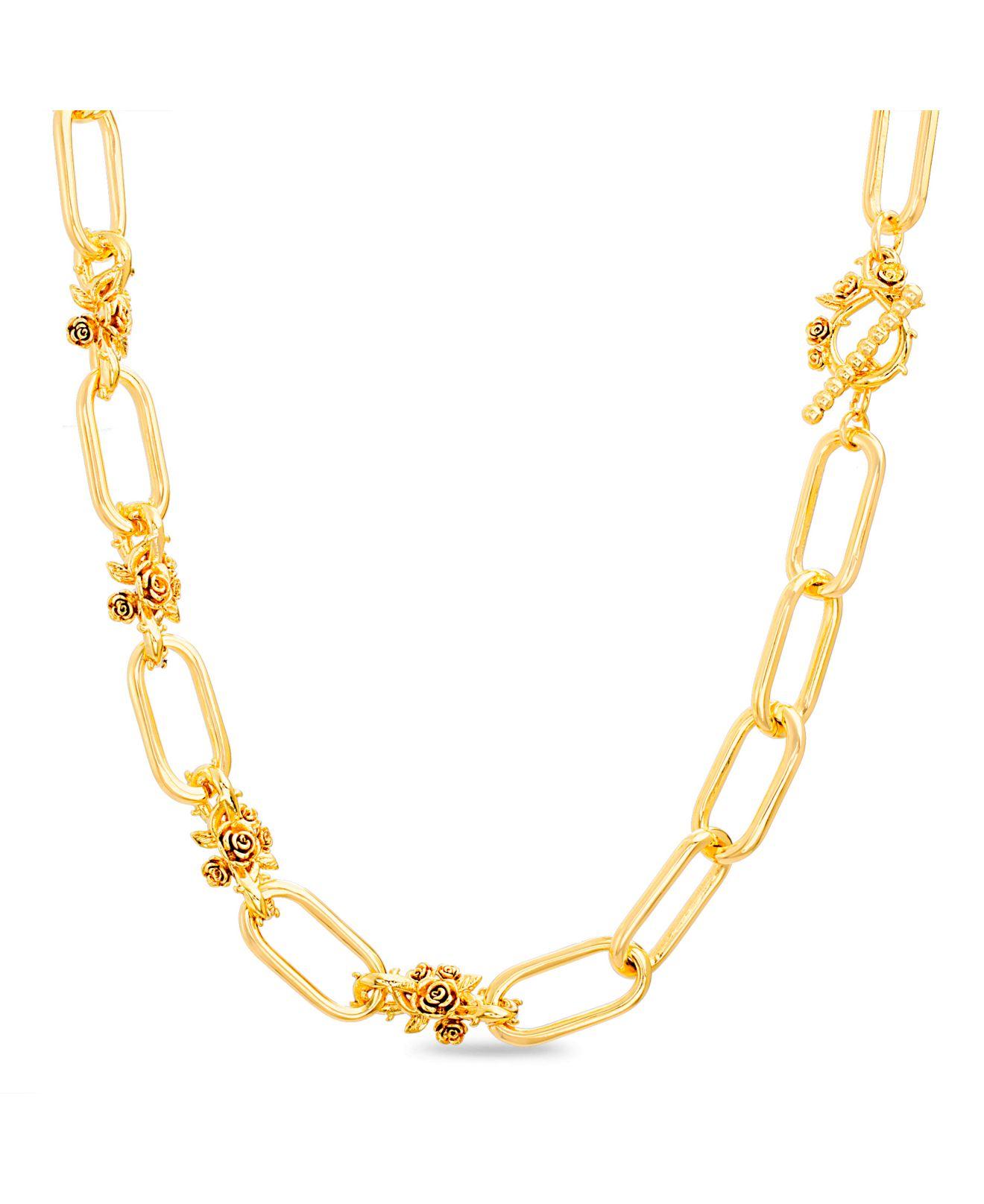 Lyst - Steve Madden Square Chain Necklace in Metallic
