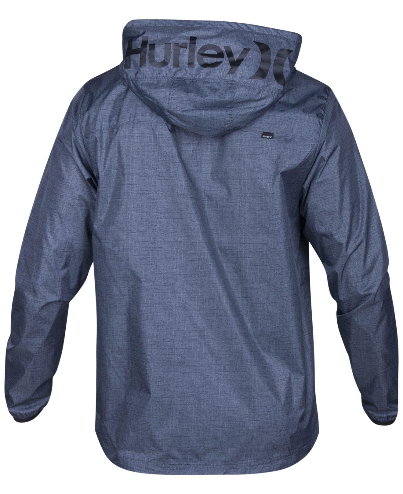 Lyst - Hurley Men's Runner 3.0 Rain Jacket in Gray for Men
