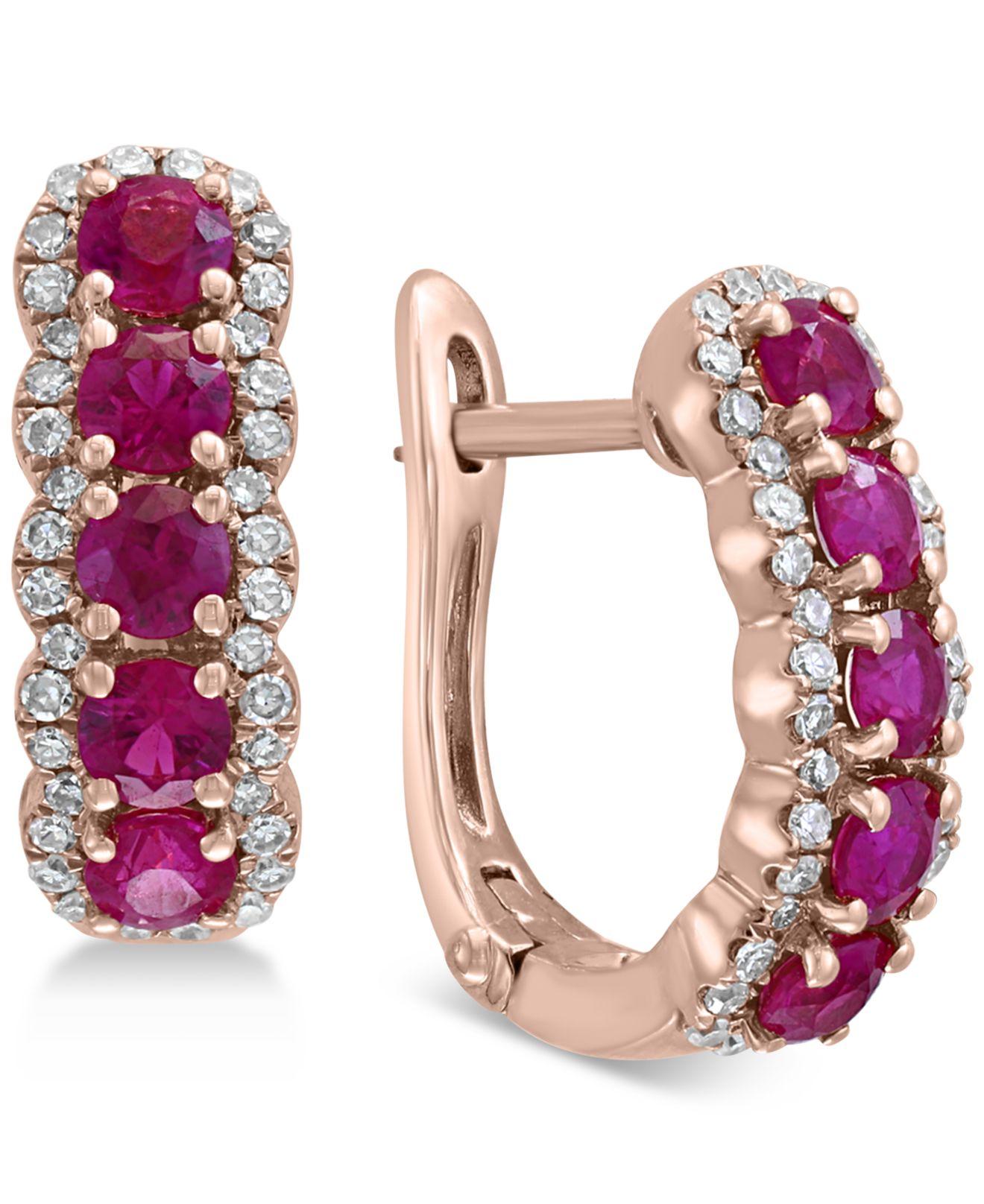 Effy Collection Effy® Certified Ruby (1-1/4 Ct. T.w.) & Diamond (1/4 Ct ... Effy Collection Effy® Certified Ruby (1-1/4 Ct. T.w.) & Diamond (1/4 Ct ...