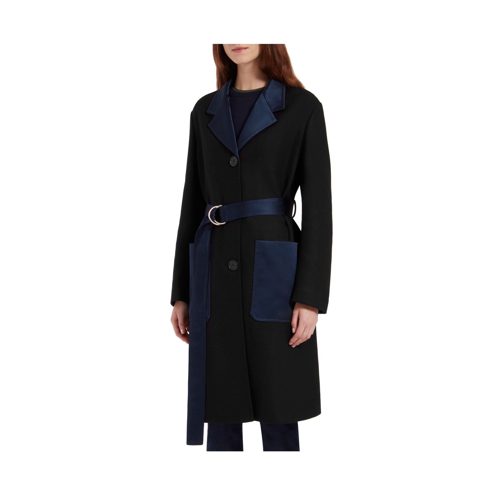 Lyst - Mulberry Dawn Straight Coat in Black