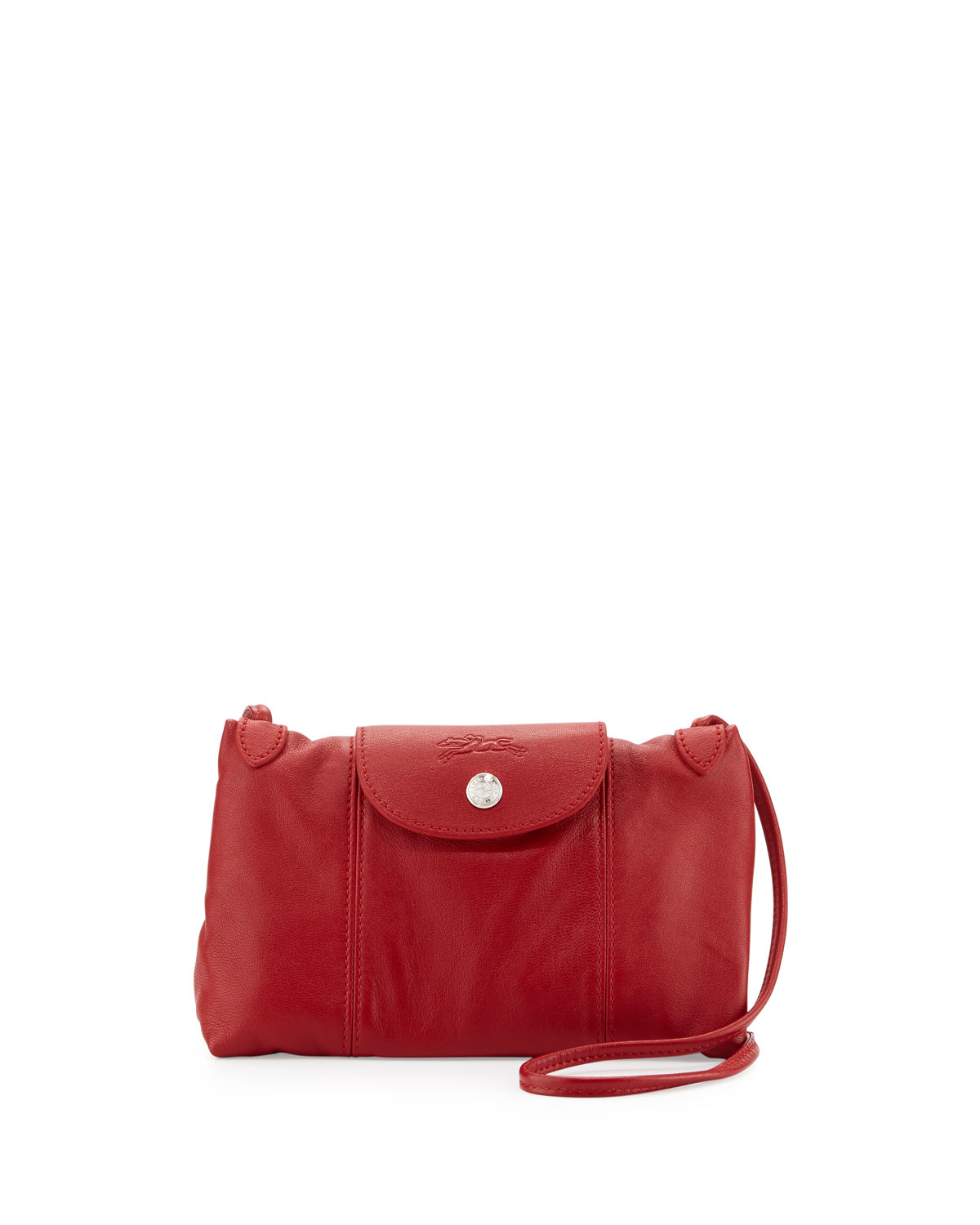 Longchamp Le Pliage Cuir Leather Crossbody Bag | Ahoy Comics