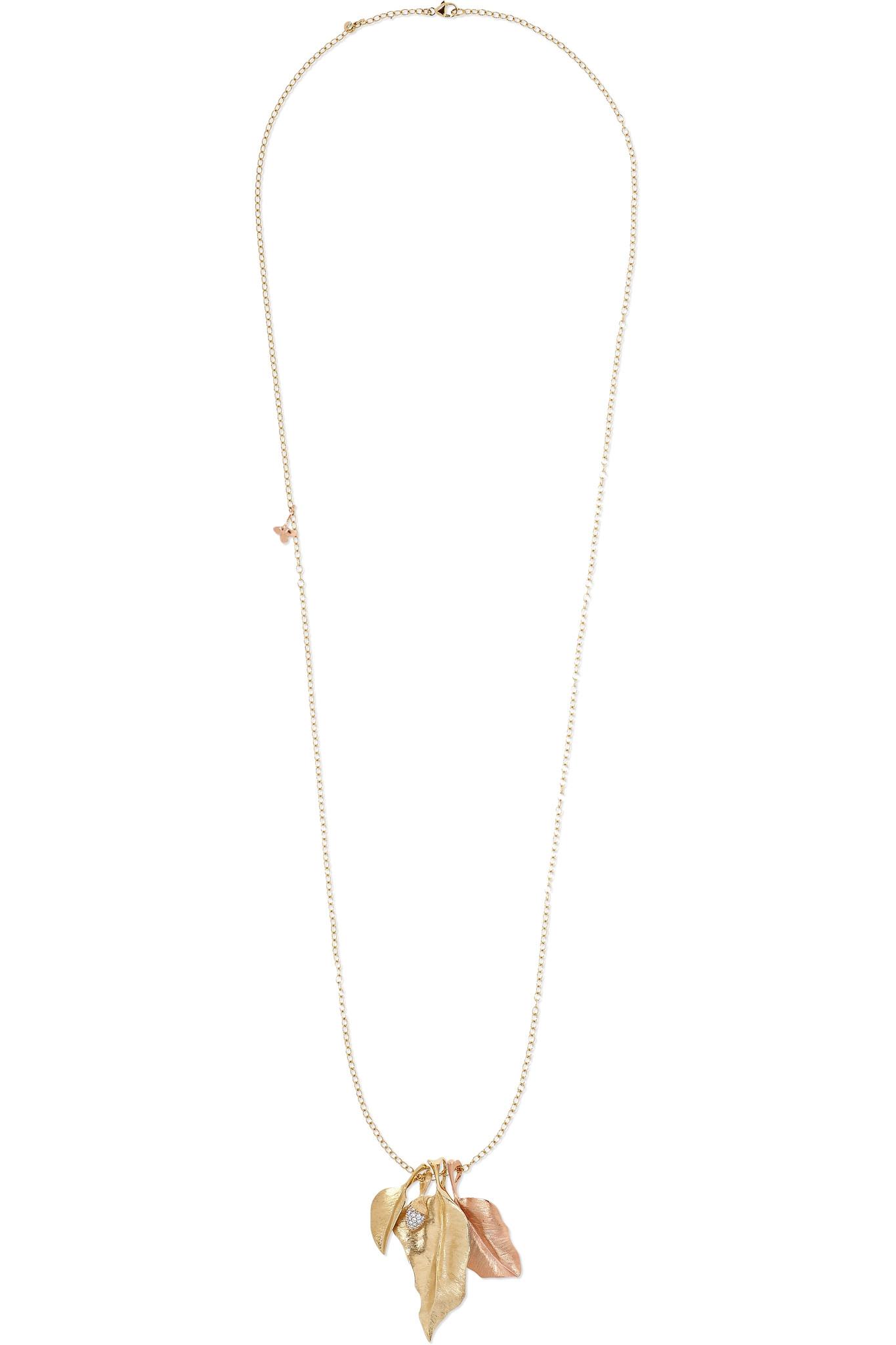 Lyst - Ole Lynggaard Copenhagen Lotus 18-karat Yellow And Rose Gold ...