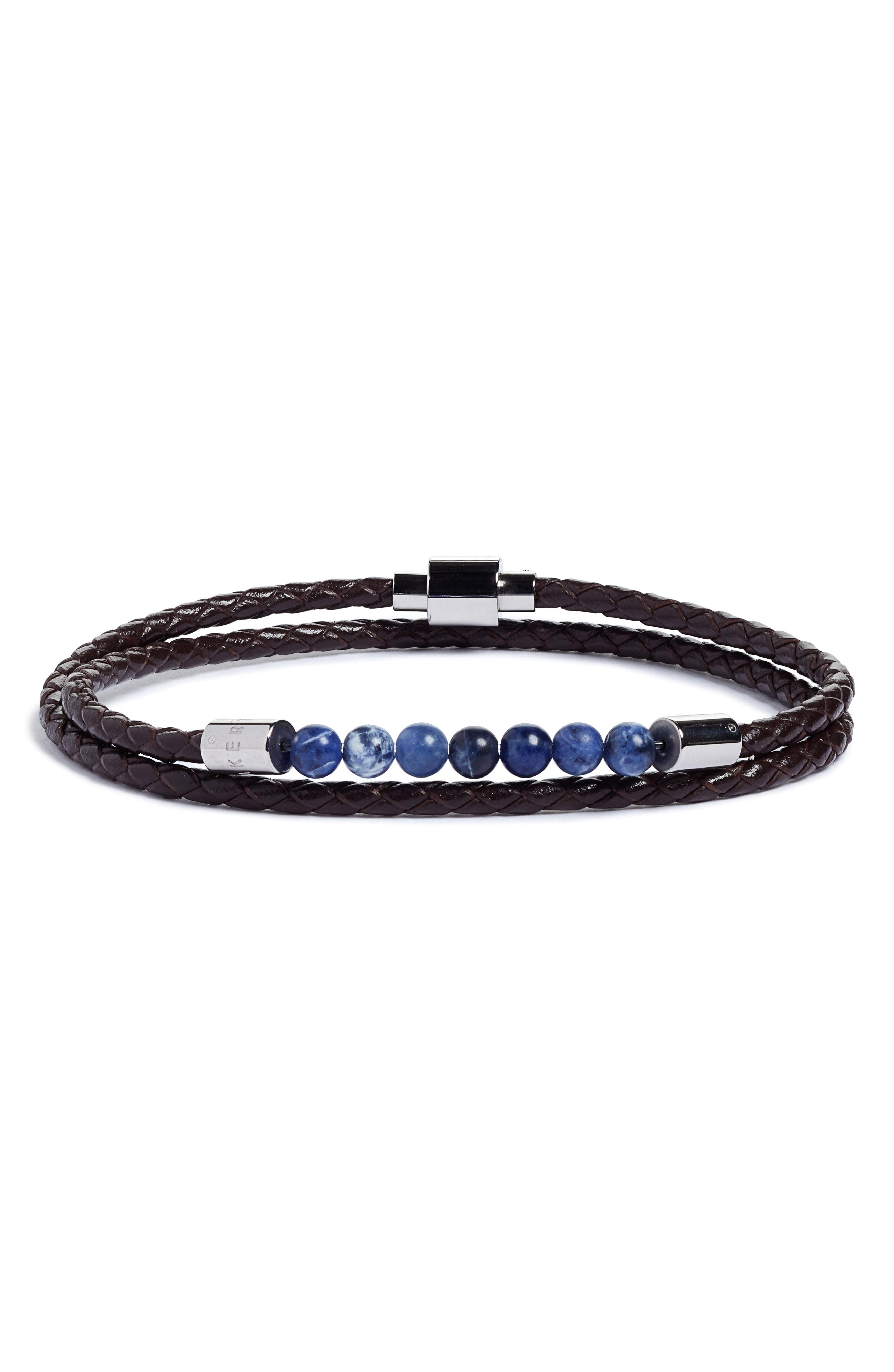 Lyst - Ted Baker Rope Beaded Bracelet in Brown for Men