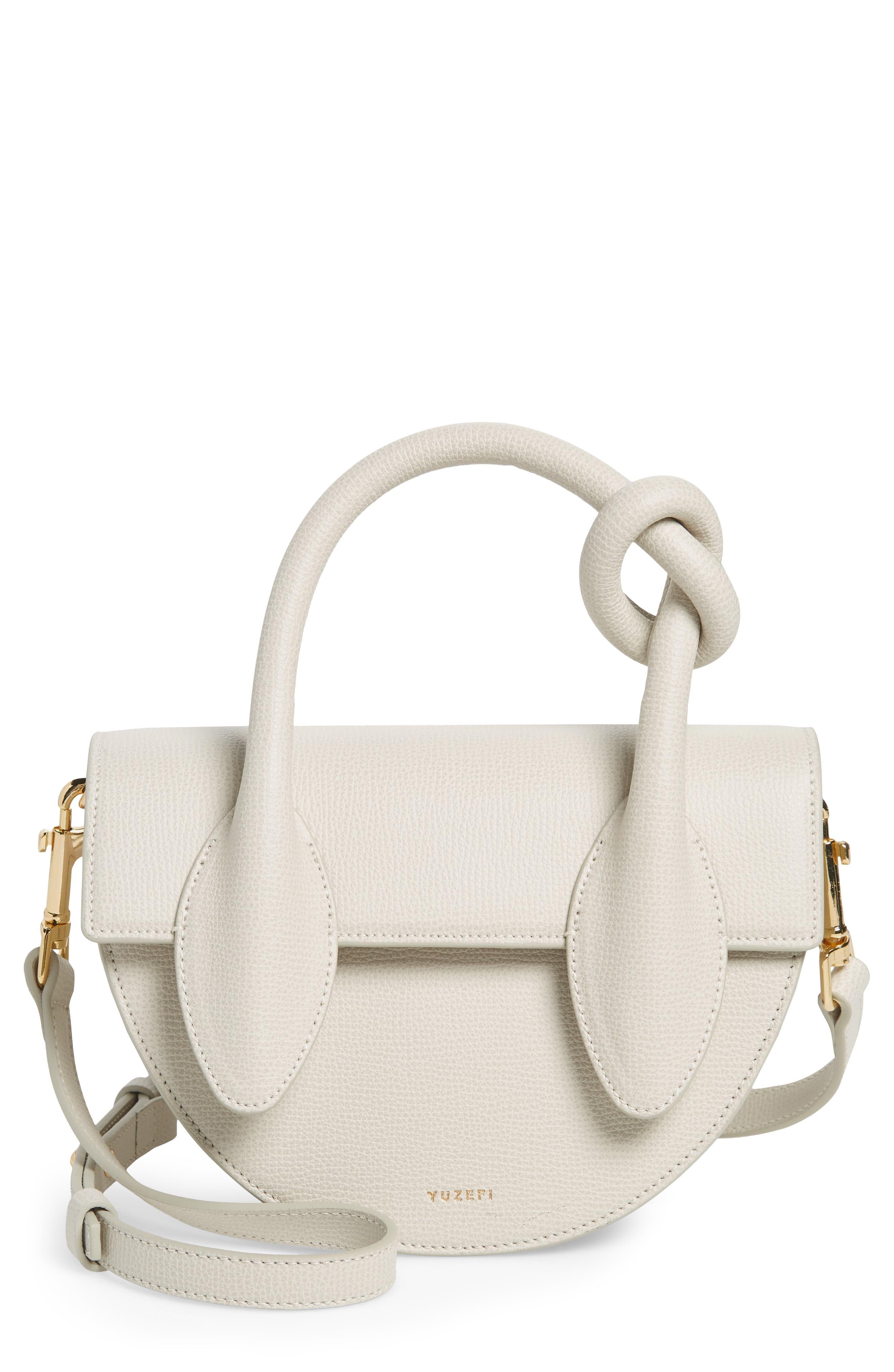 Yuzefi Dolores Colorblock Leather Crossbody Bag - in White - Lyst