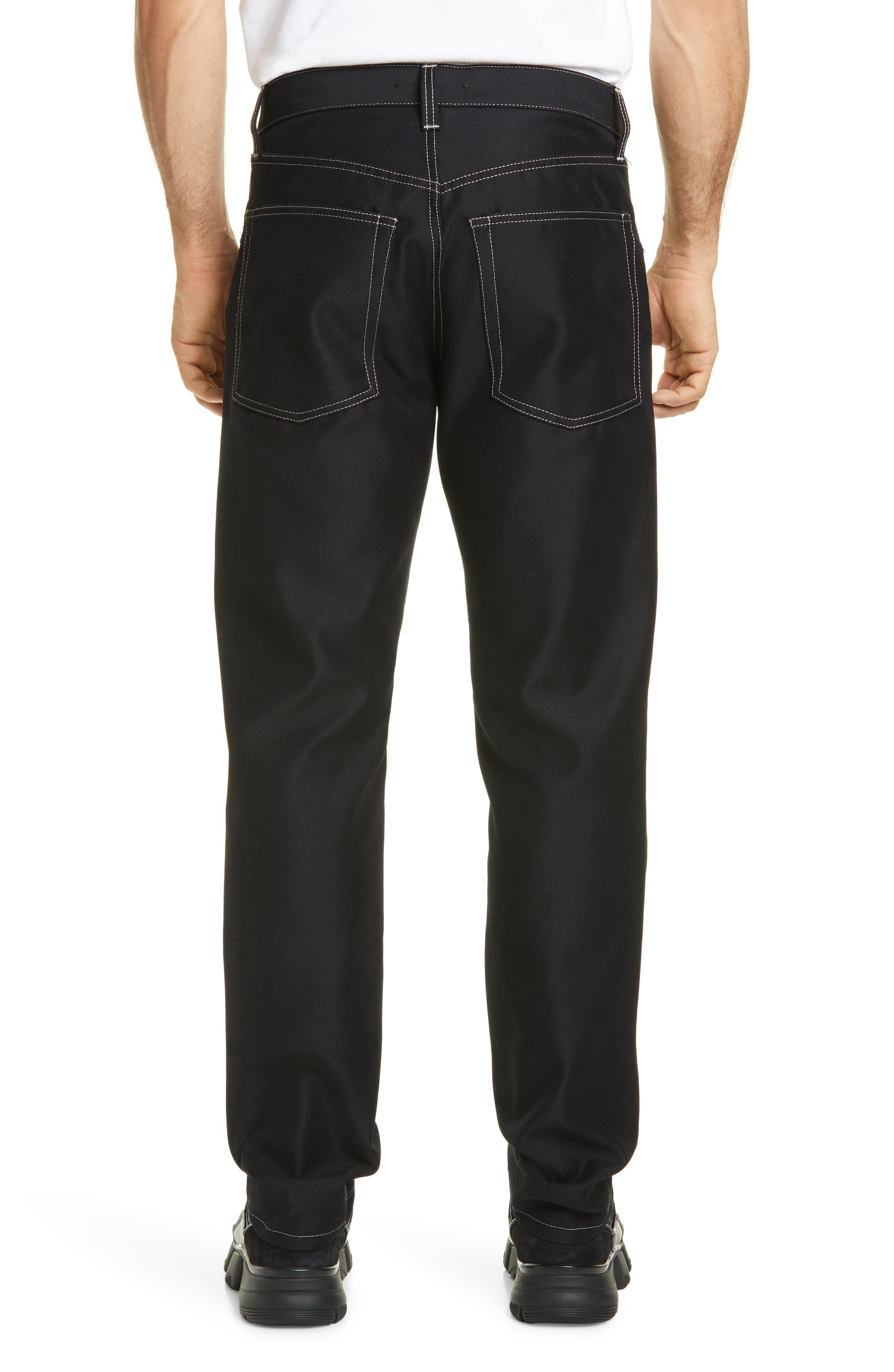 Helmut Lang Masc Hi Black Straight Leg Jeans in Black for Men - Lyst