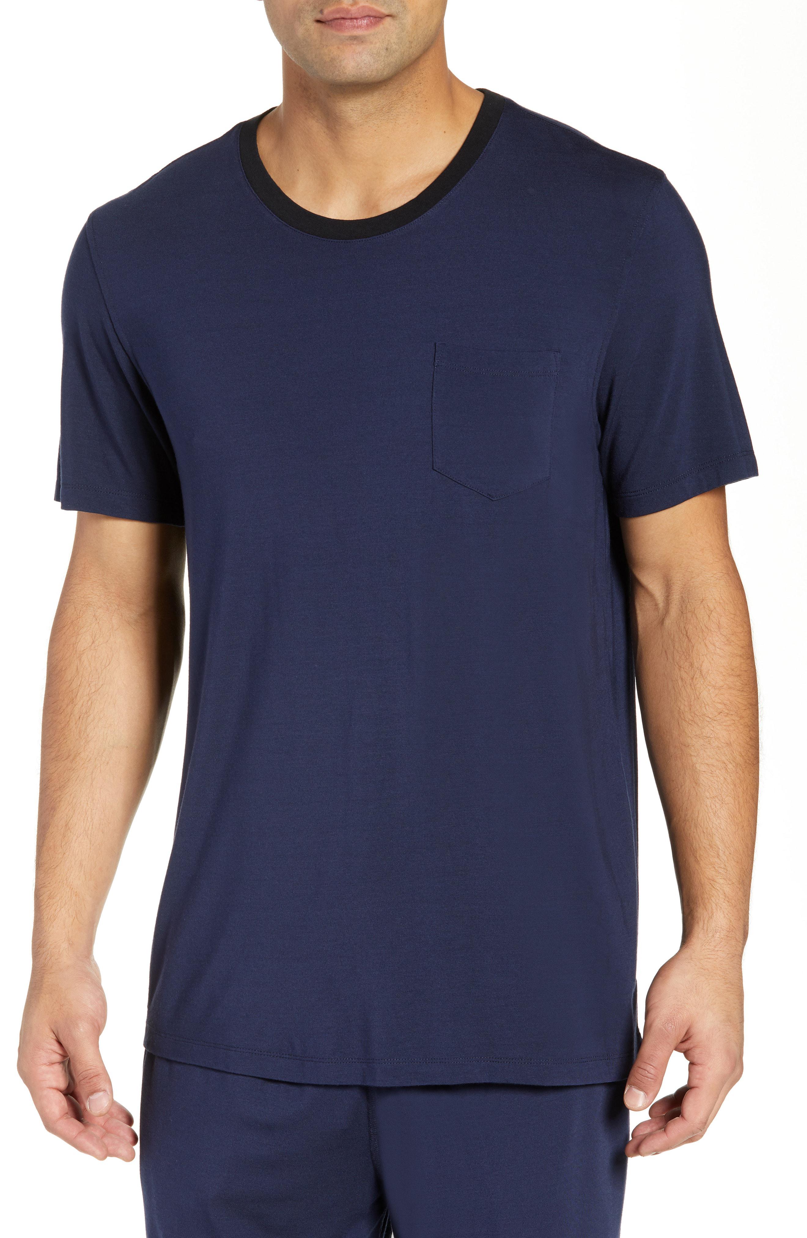 Lyst - Daniel Buchler Modal Blend Crewneck T-shirt in Blue for Men