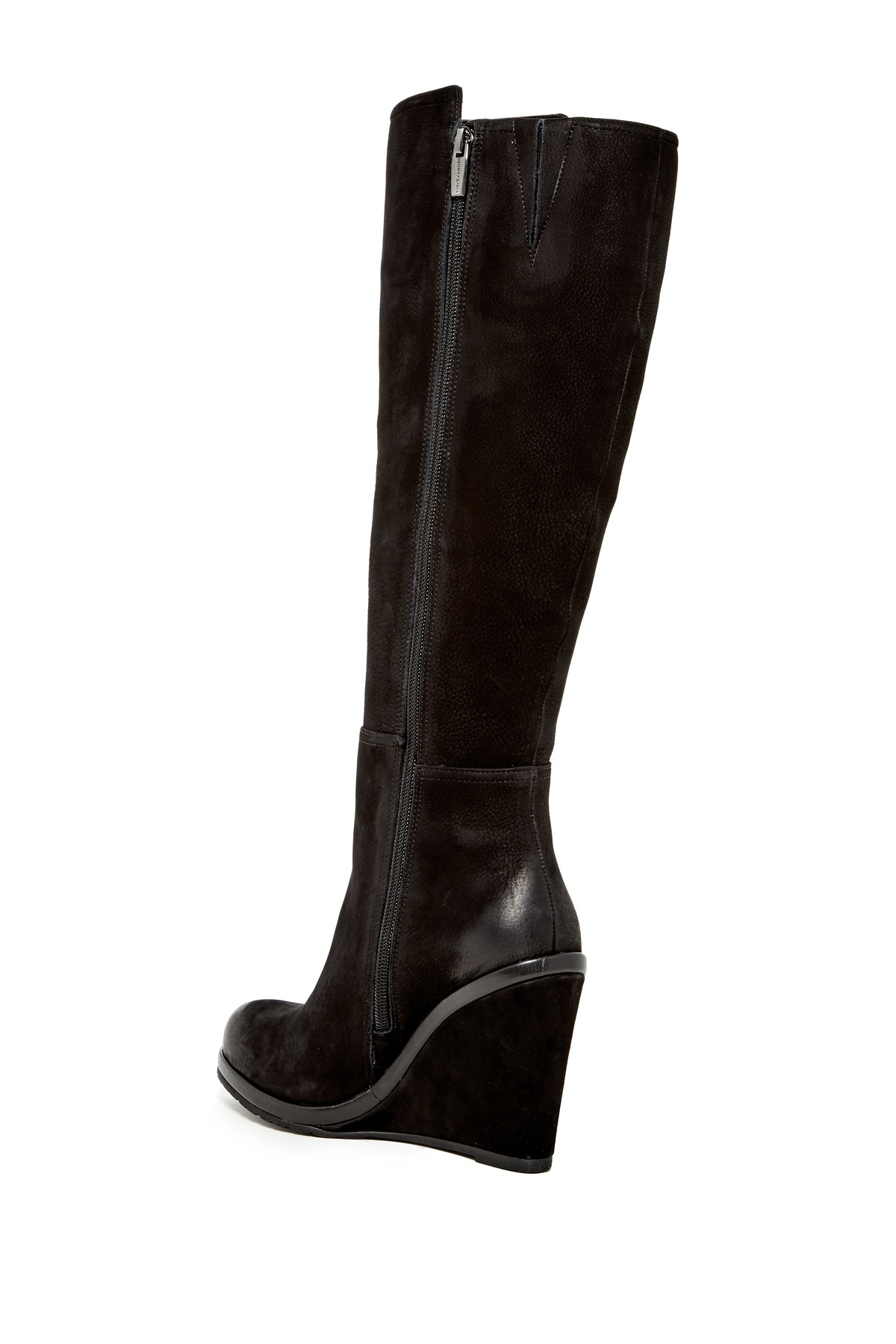 Lyst - Vince Camuto Justine Tall Wedge Boot in Black