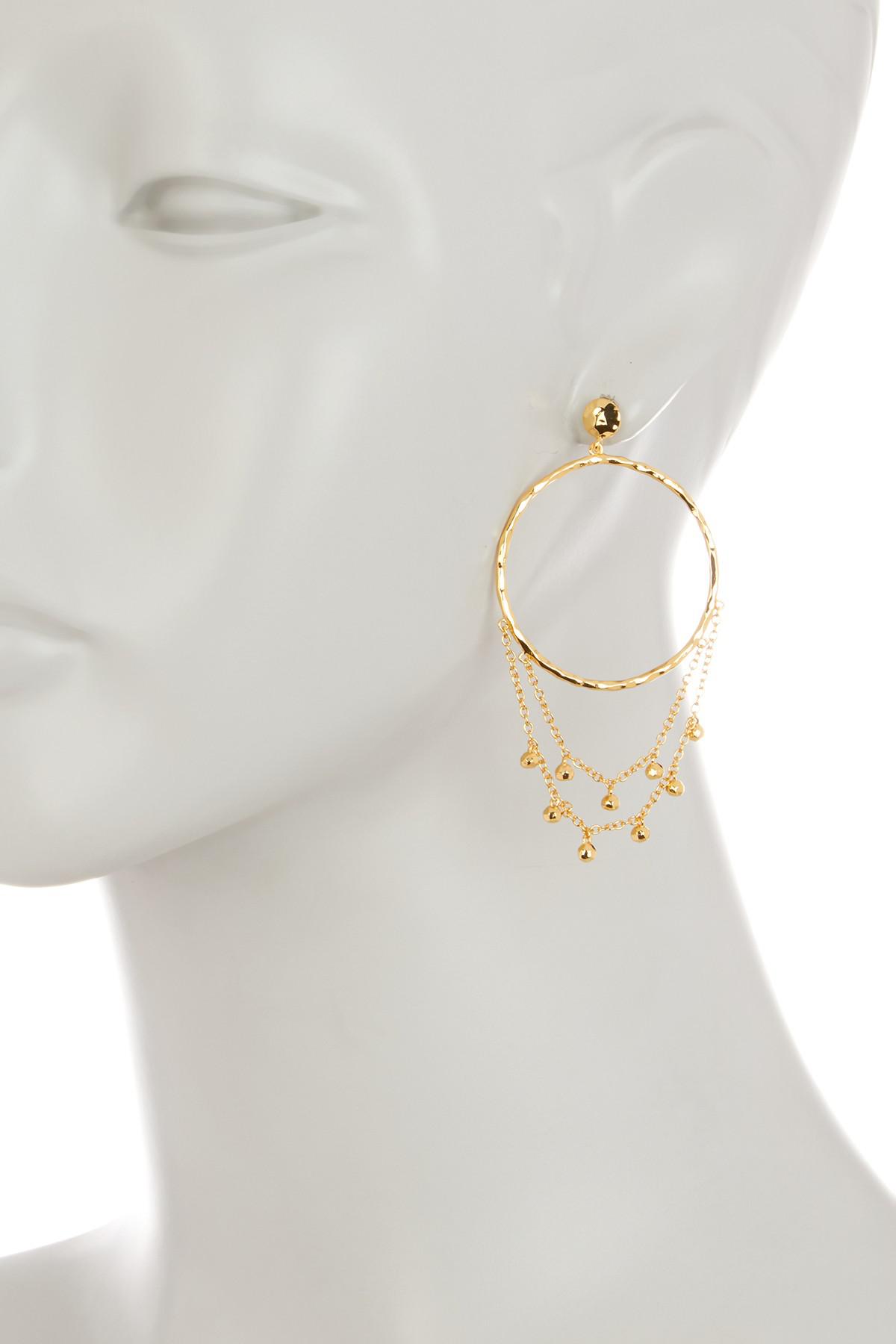 Lyst - Gorjana Sol Drop Earrings in Metallic
