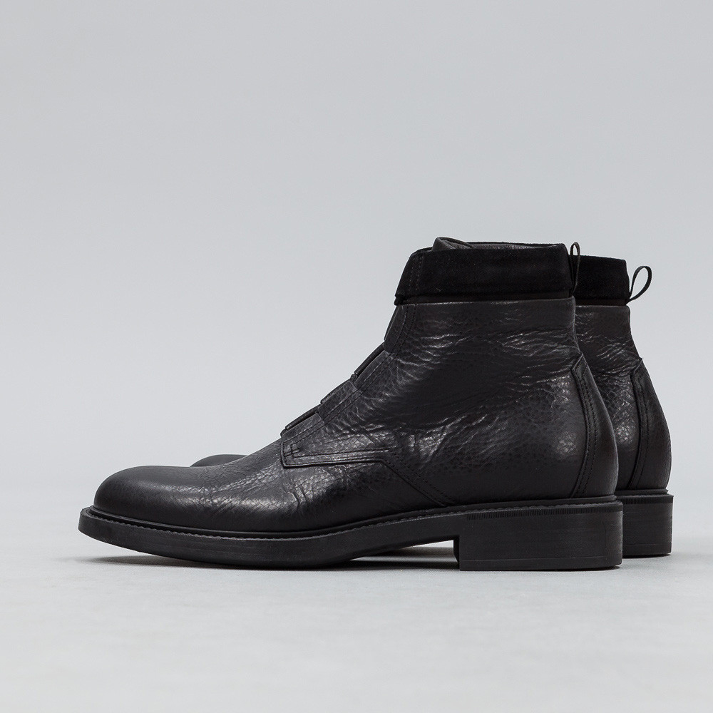John elliott Combat Boots In Black Leather in Black for Men | Lyst
