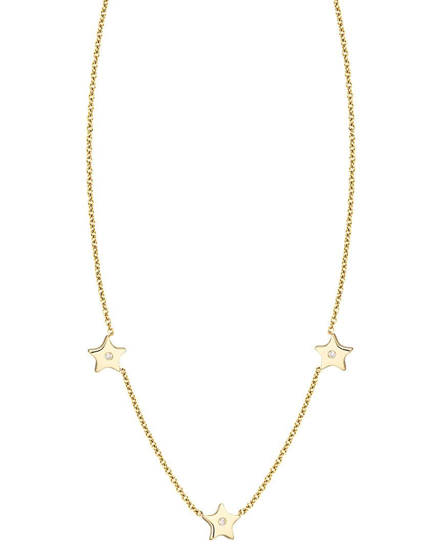 Lyst - Ariana Rabbani 14k Diamond Three Stars Necklace in Metallic