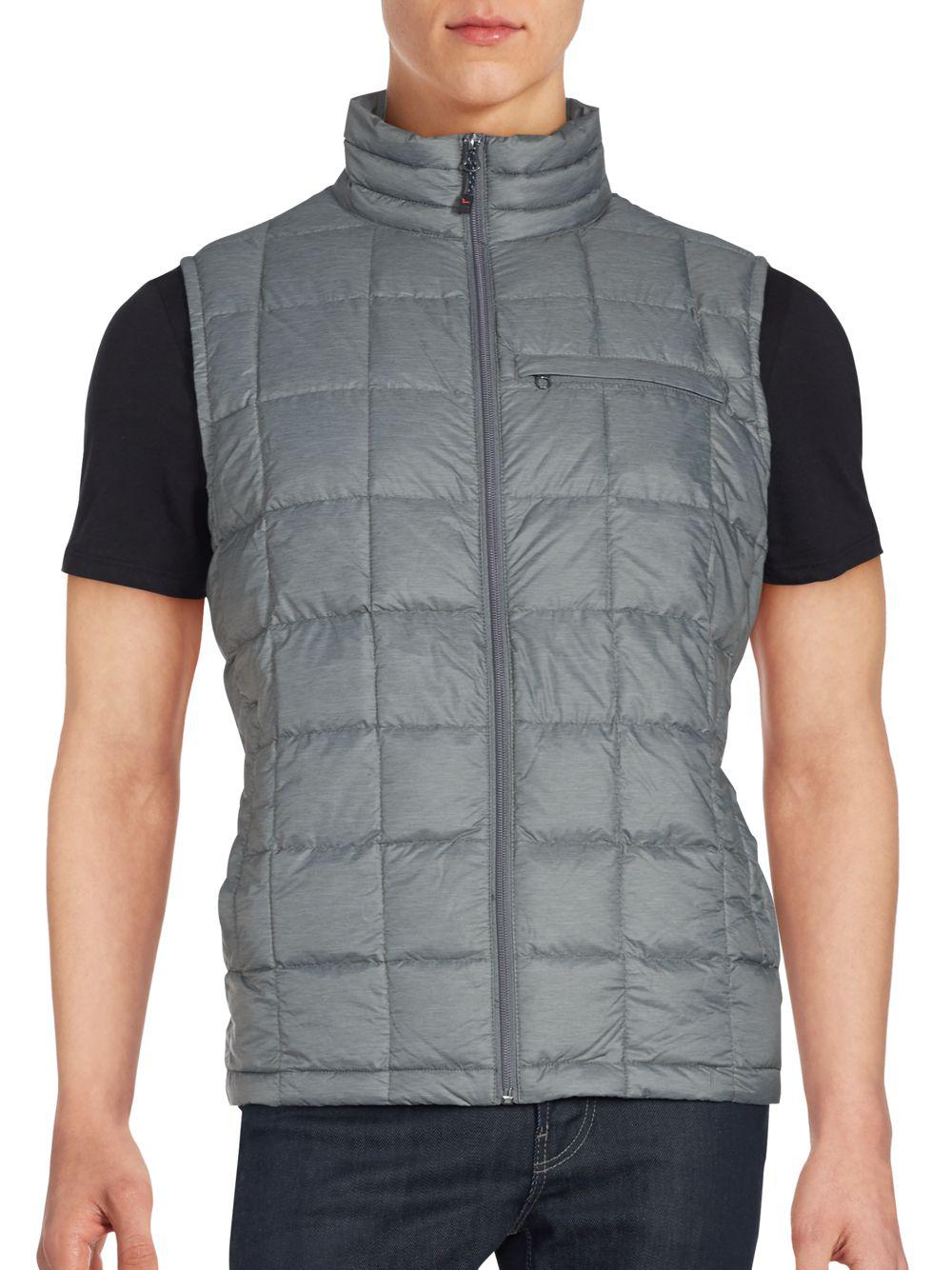 Lyst - Hawke & Co. Sleeveless Packable Puffer Vest in Gray for Men