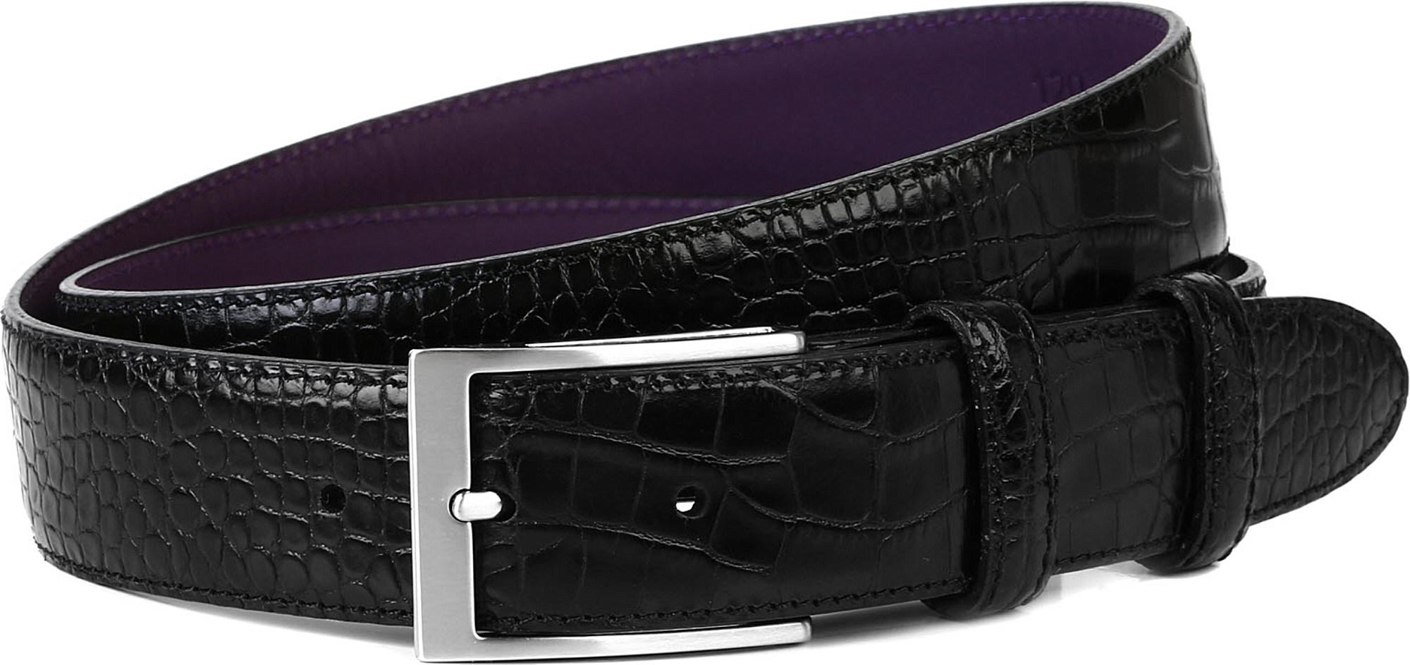 Lyst - Elliot Rhodes Bogart Smart Leather Belt in Black for Men