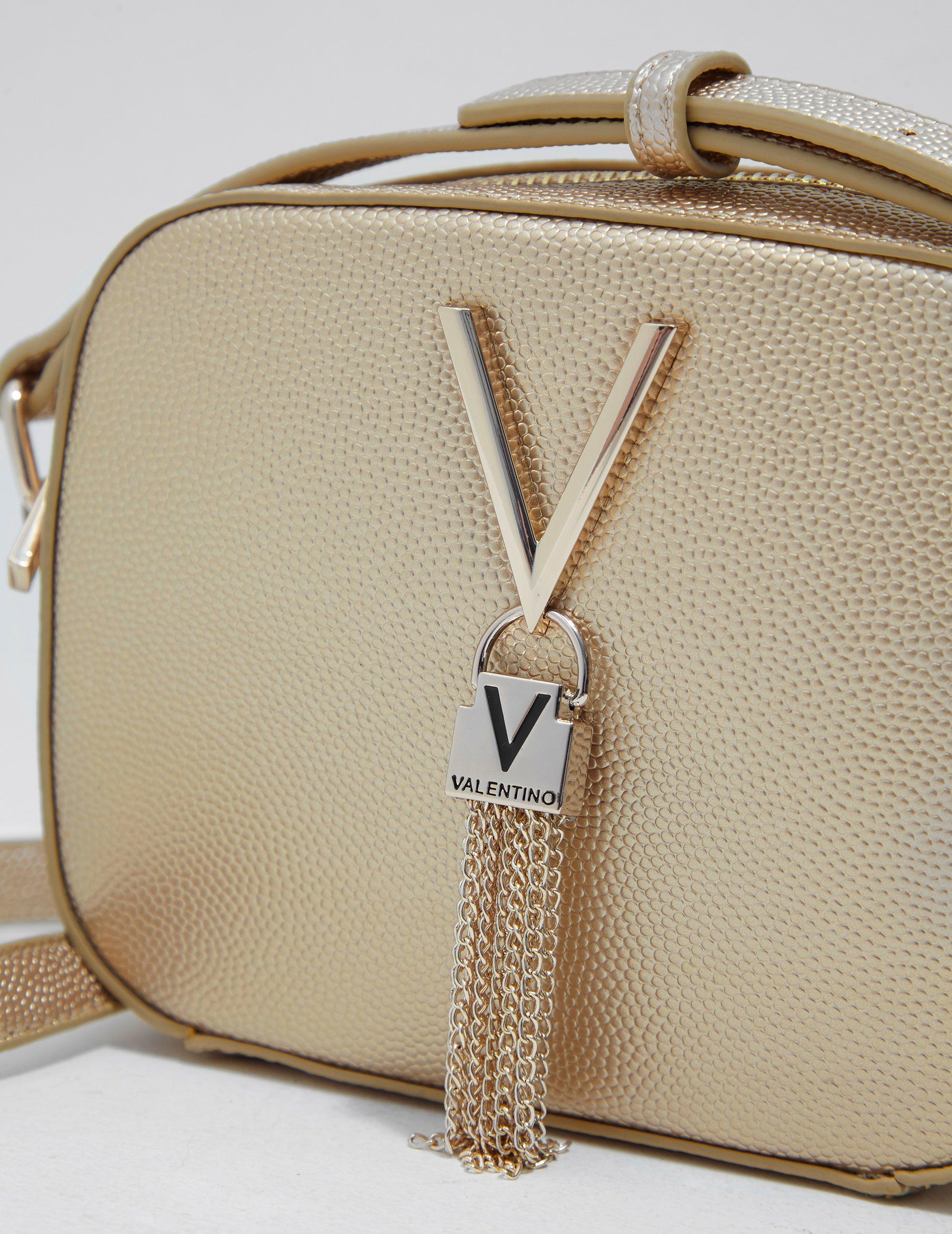 Valentino By Mario Valentino Divina Camera Bag Gold in Metallic - Lyst