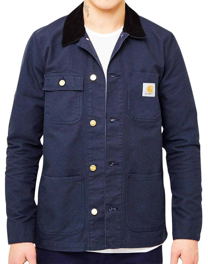 Lyst - Carhartt Wip Michigan Chore Coat Denim Blue in Blue for Men