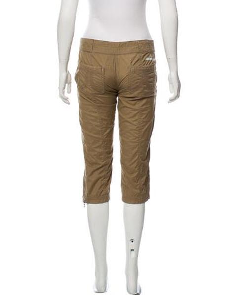 Lyst - Adidas By Stella Mccartney Low-rise Straight-leg Pants Beige in ...