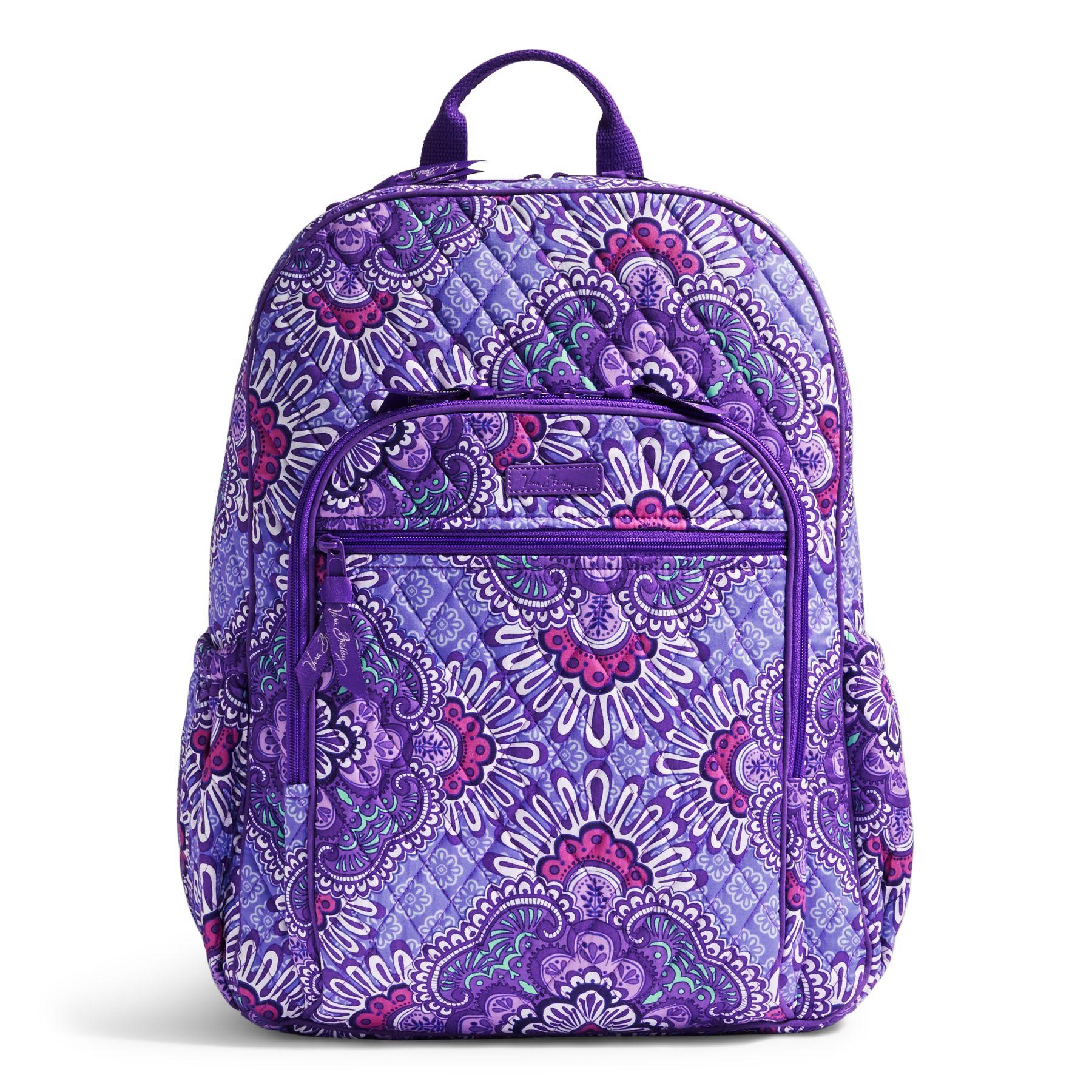 Lyst - Vera Bradley Campus Laptop Backpack in Purple