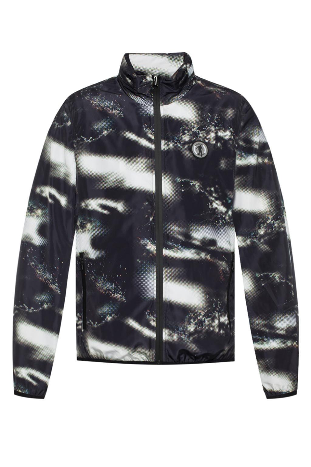 Lyst - Dirk Bikkembergs Printed Lightweight Jacket in Black for Men