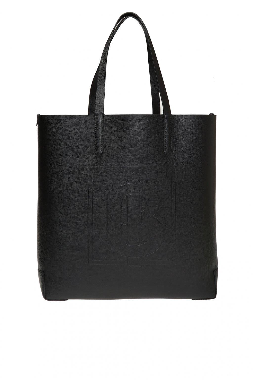 Burberry Shopper Bag With Logo in Black - Lyst