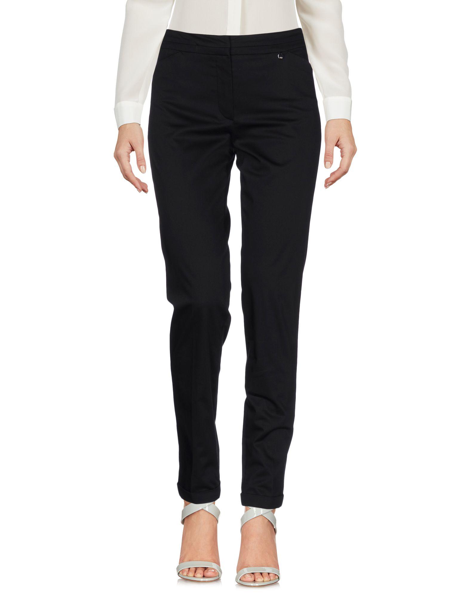 Gerry Weber Cotton Casual Pants in Black - Lyst
