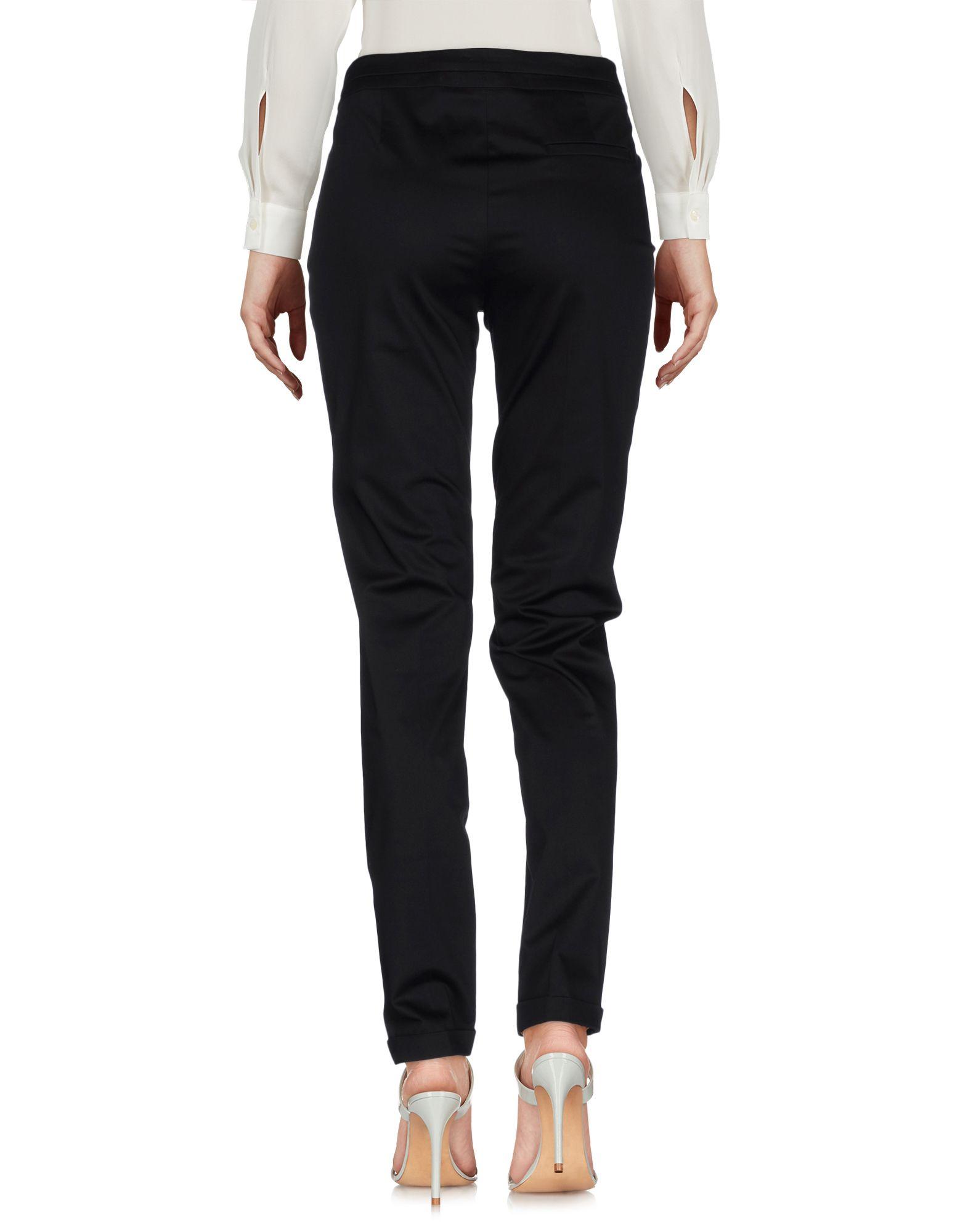 Gerry Weber Cotton Casual Pants in Black - Lyst