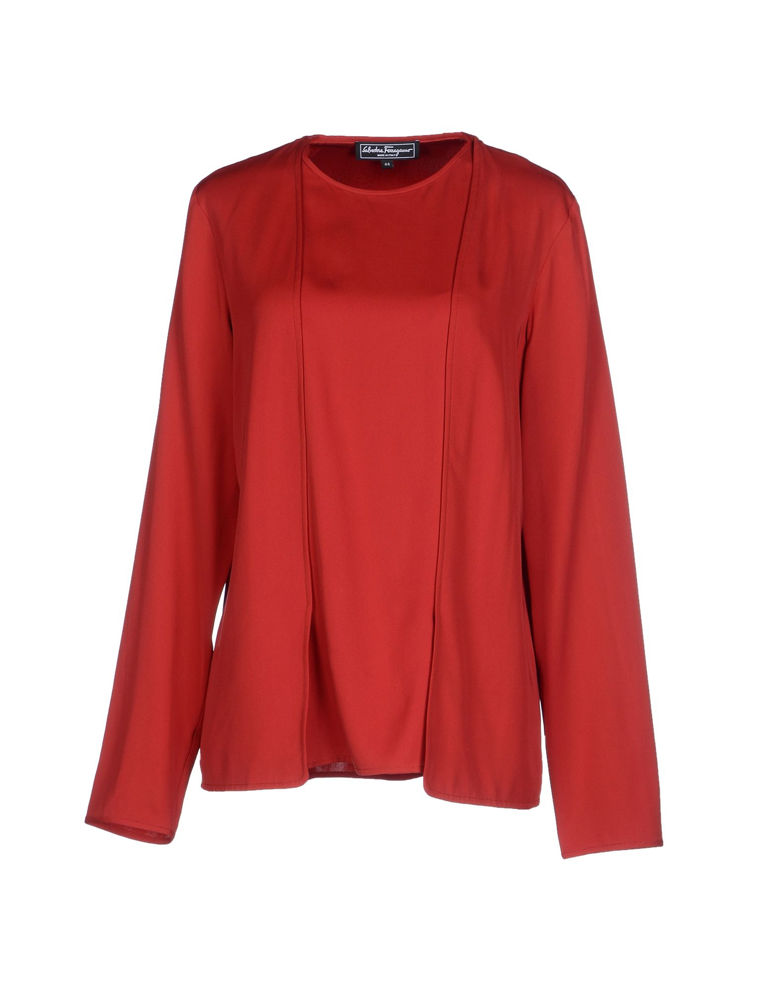 Lyst - Ferragamo Blouse in Red