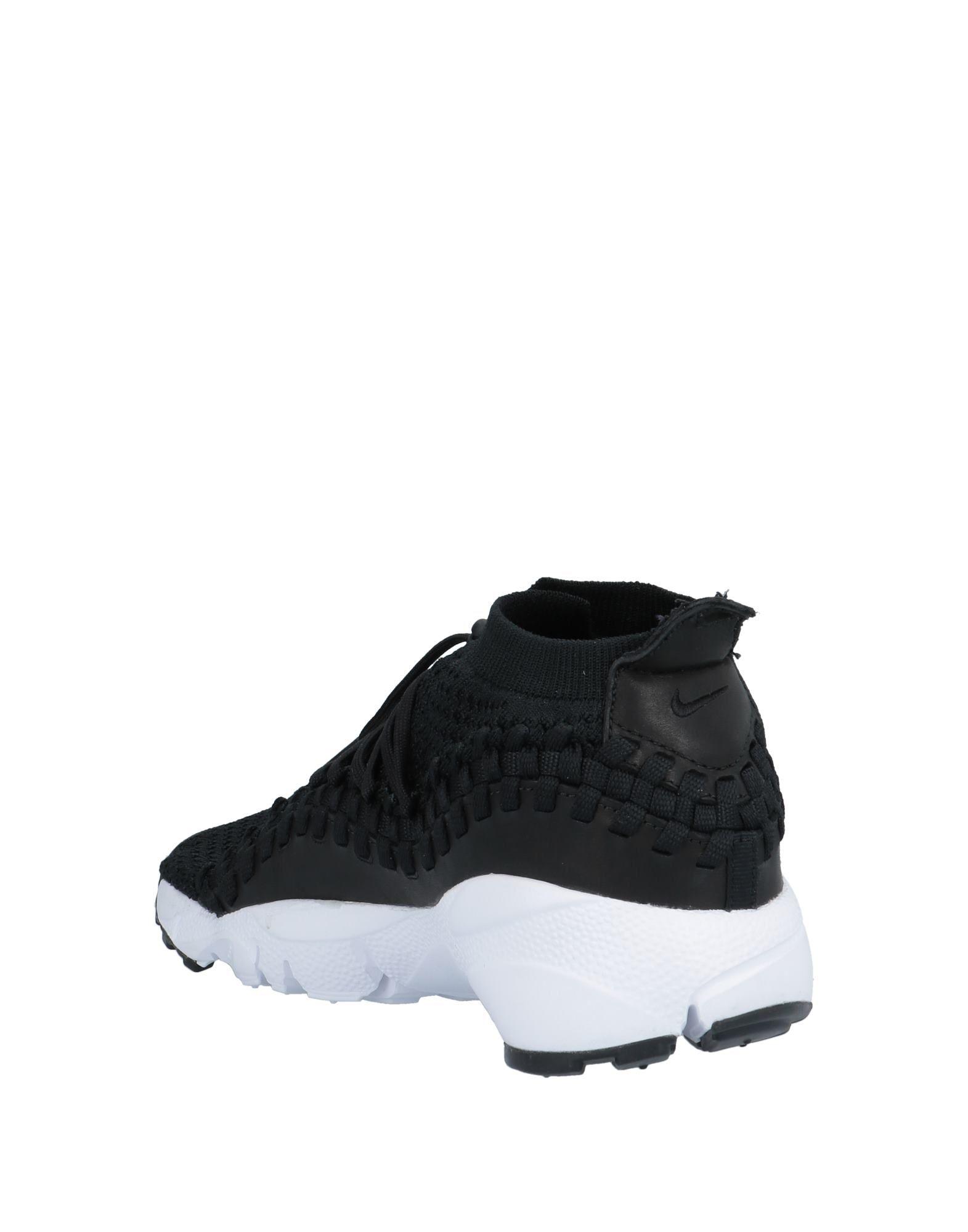 Nike Leather Low-tops & Sneakers in Black for Men - Lyst