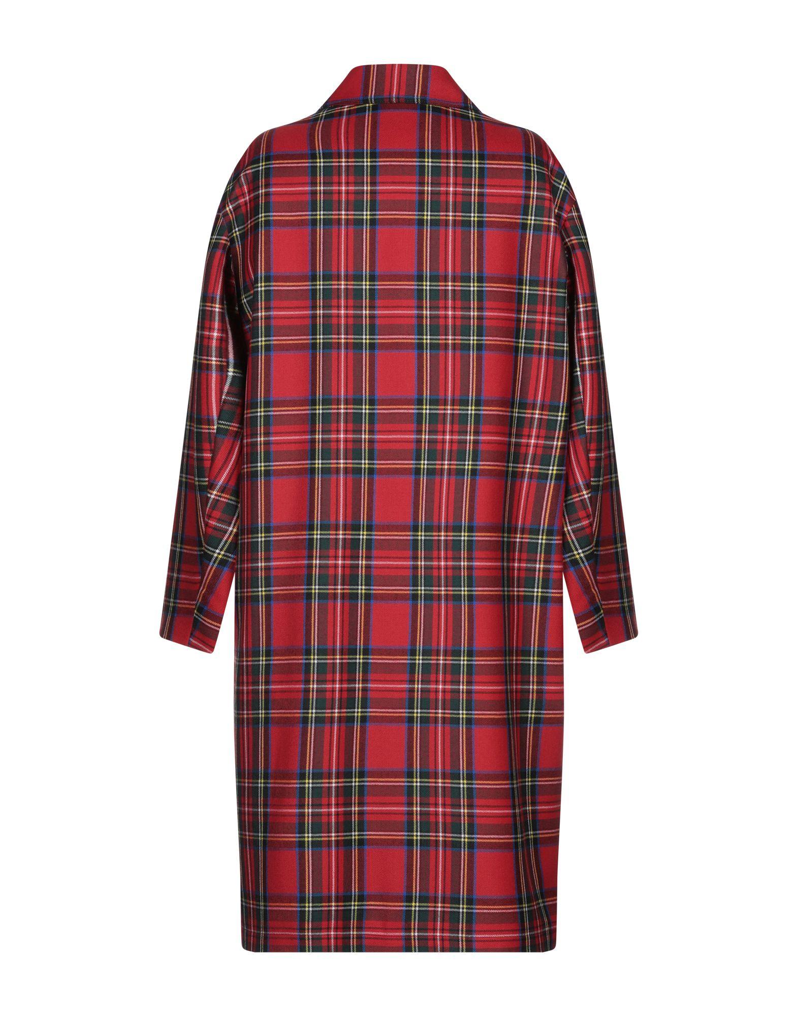 Hache Coat in Red - Lyst