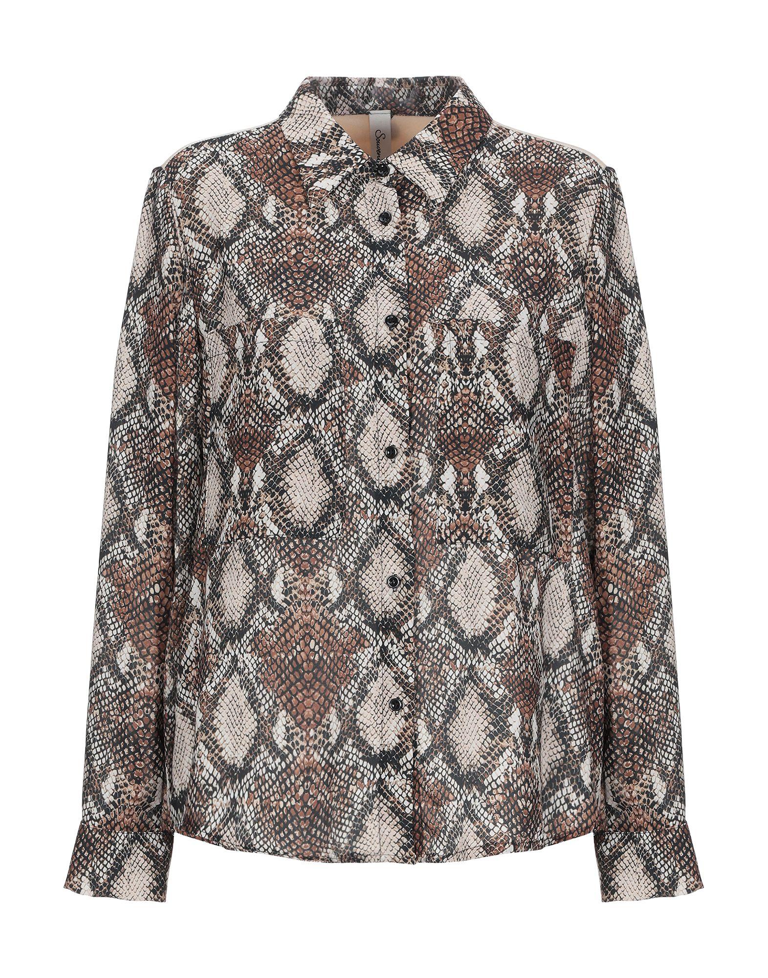 Souvenir Clubbing Synthetic Shirt in Beige (Natural) - Lyst