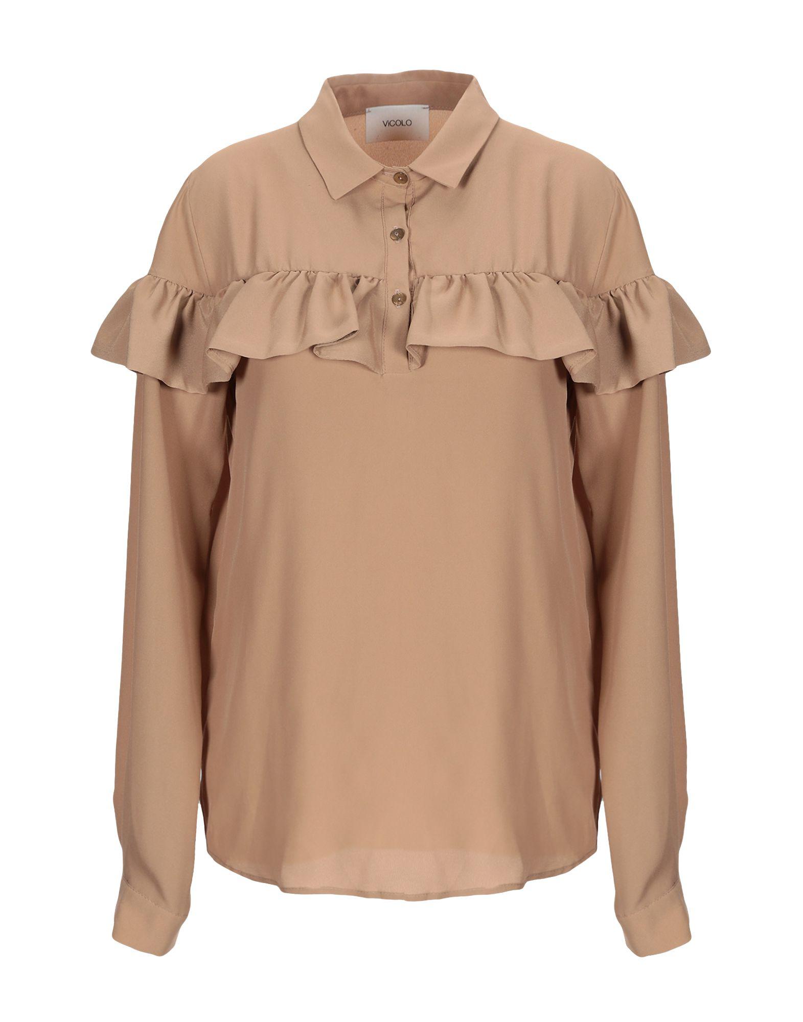 ViCOLO Shirt in Natural - Lyst