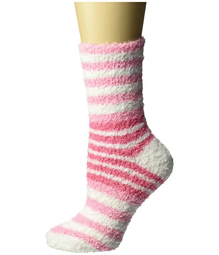 Karen Neuburger Color Block Stripe Chenille Sock in Pink - Save 29% - Lyst