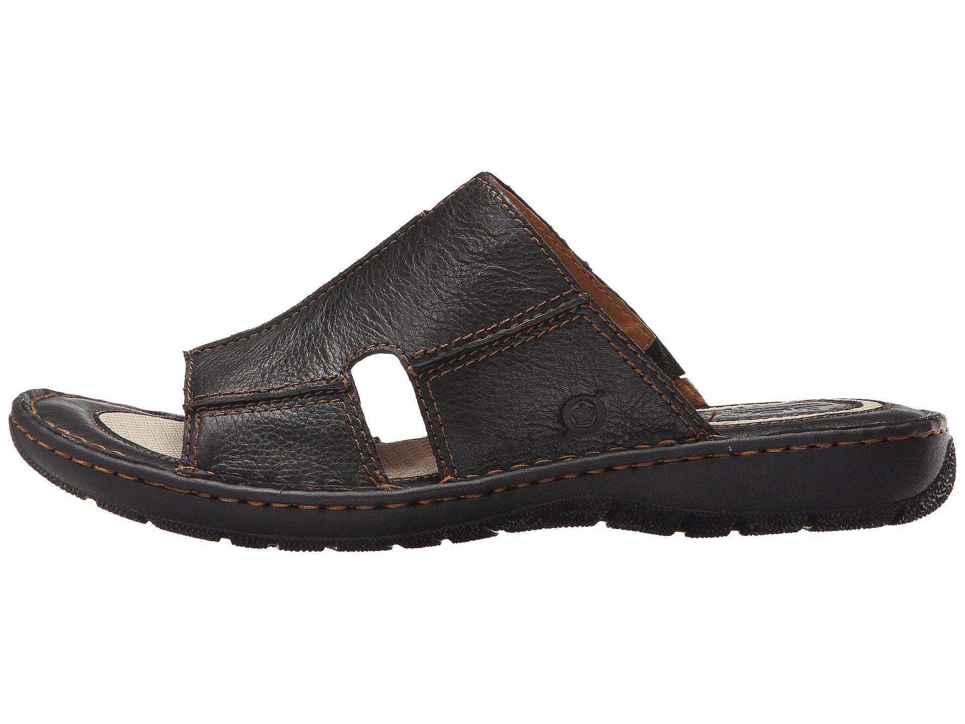 Lyst - Born Jared (cymbal Full Grain Leather) Men's Sandals in Brown ...