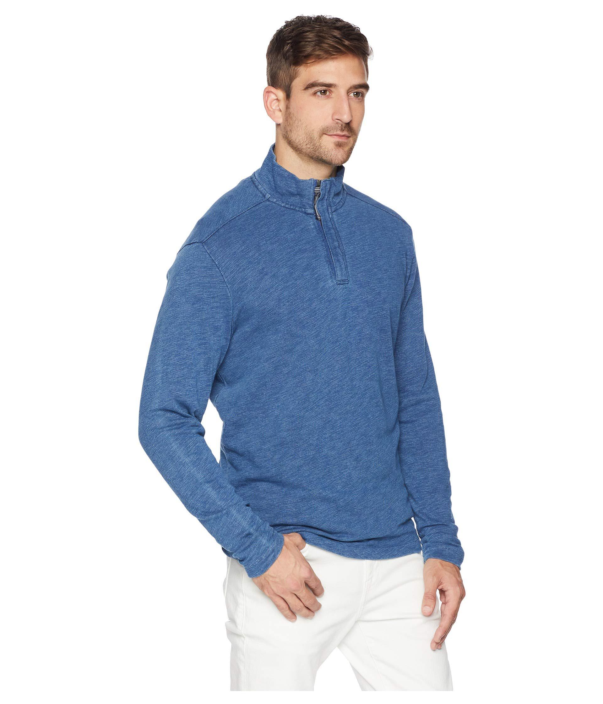 Lyst - Mod-O-Doc Francis 1/4 Zip Pullover French Terry (indigo) Men's ...